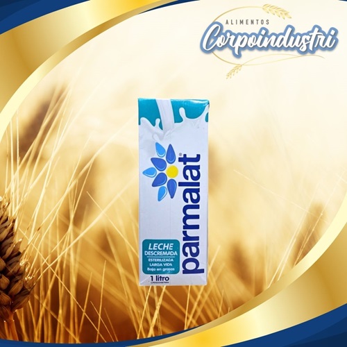 LECHE LIQ PARMALAT DESCREMADA 12 UND 1LT