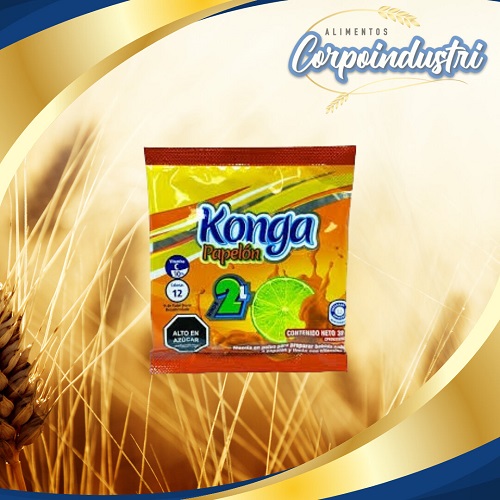 KONGA 1 CAJA 14 SOBRES PAPELON