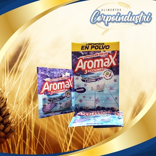 AROMAX EN POLVO 1 CAJA 24 UND 10GR