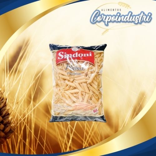 PASTA CORTA SINDONI PLUMA 12 UND 1KG