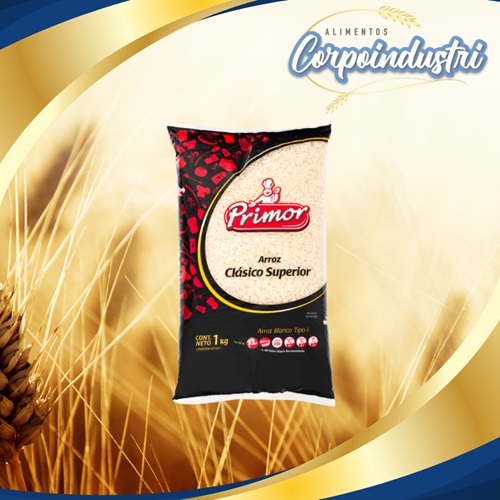 ARROZ PRIMOR CLASICO SUPER 24 UND 1KG
