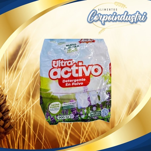 JABON EN POLVO ULTRA ACTIVO 12 UND 900GR